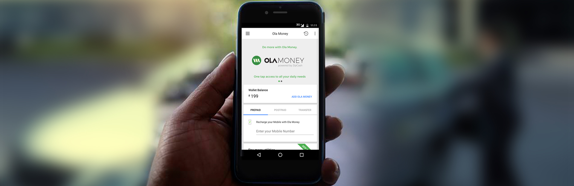Pay gas and electricity bills with Ola Money