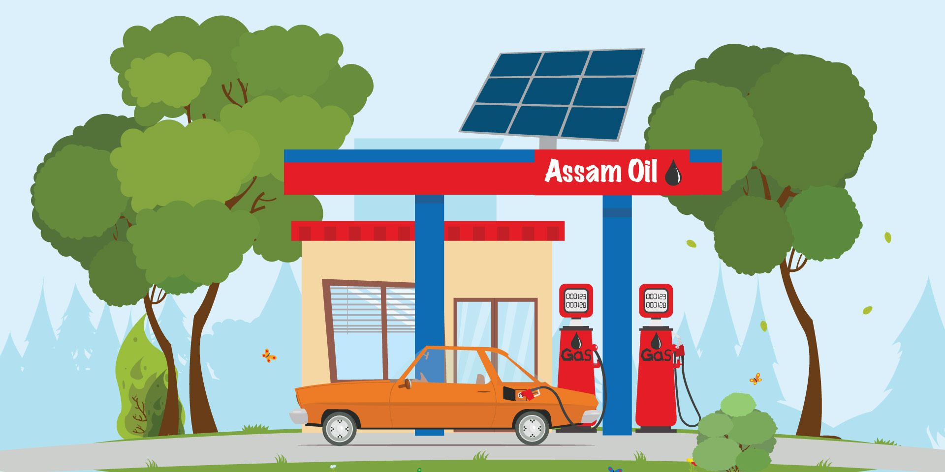This petrol pump in the northeast used solar energy to power up its ...